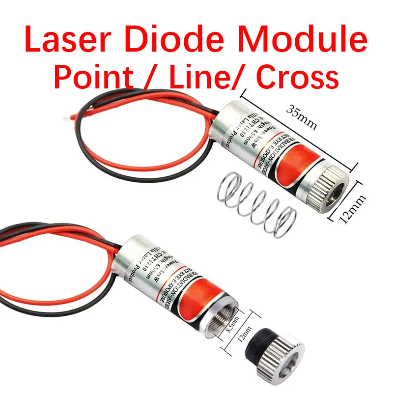 Laser Pointer Locator Focusable Laser Module, Adjustable Red Dot Laser ...