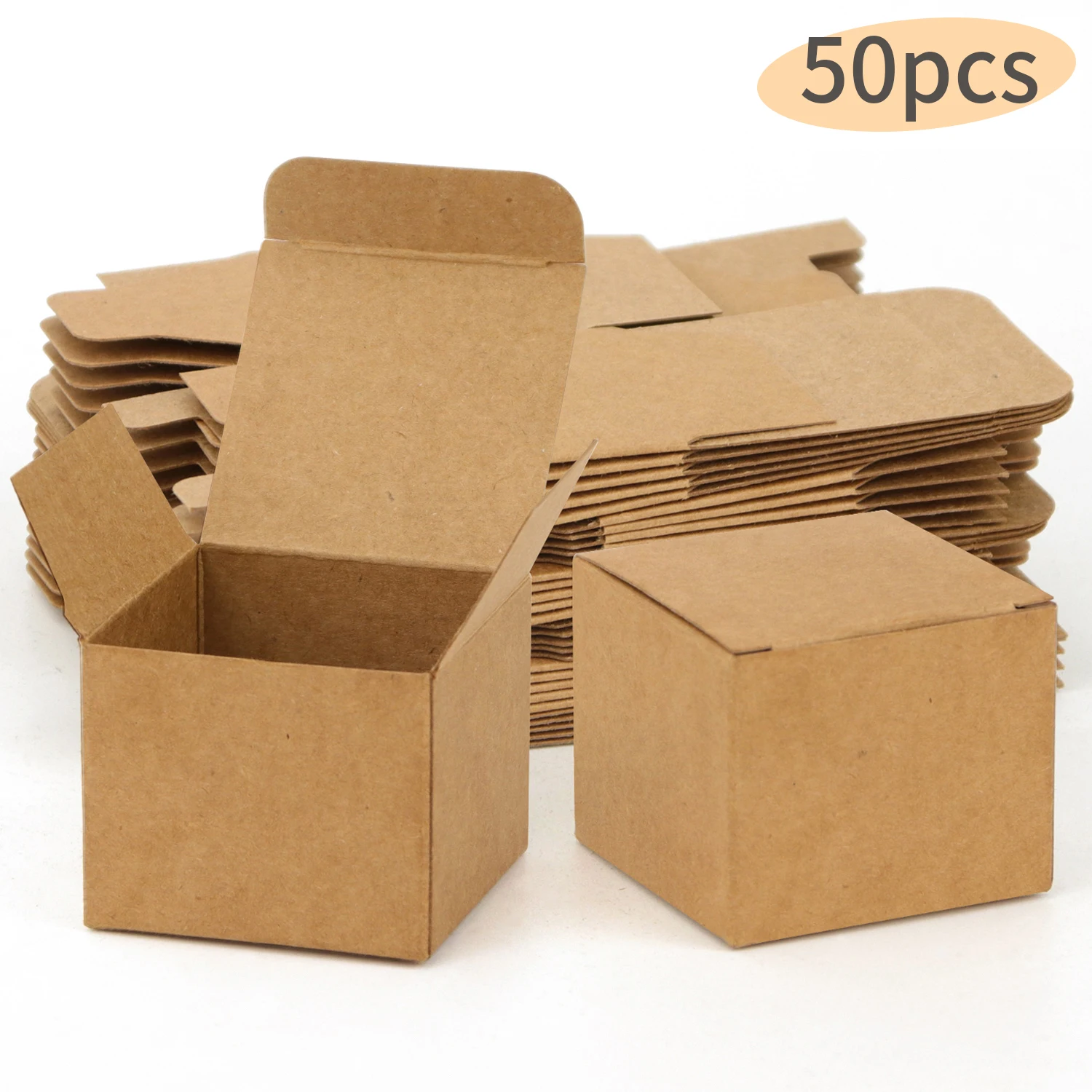 50pcs-Brown-kraft-paper-box-party-gift-box-handicraft-box-Wedding-Party ...