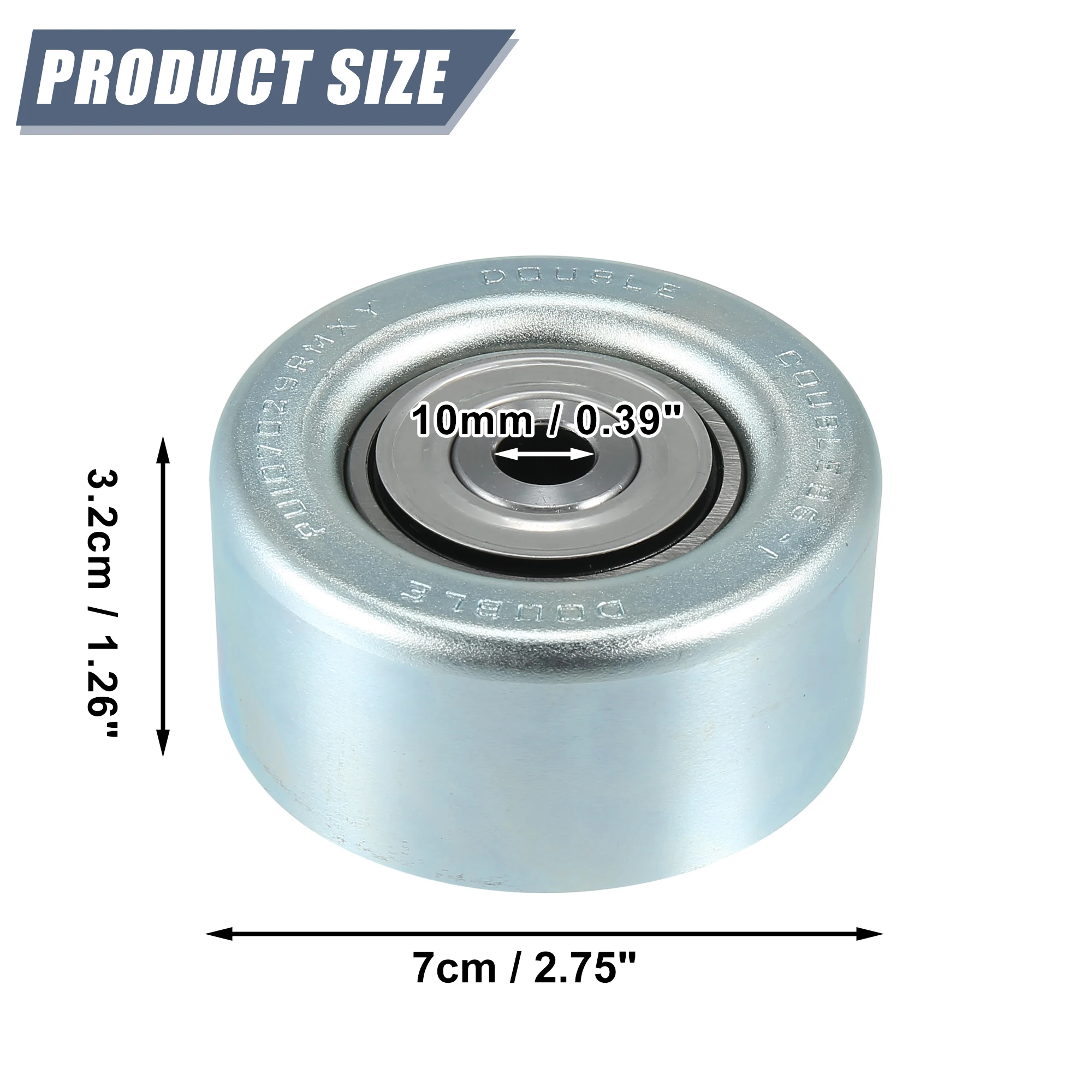 uxcell 16603-31040 Car Drive Belt Idler Pulley Crankshaft for Toyota ...