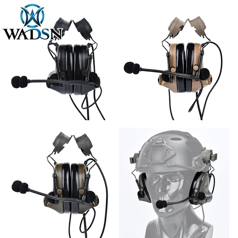 WADSN-Tactical-FAST-Helmet-C1-C2-COMTAC-2-Headset-Shooting-Noise ...