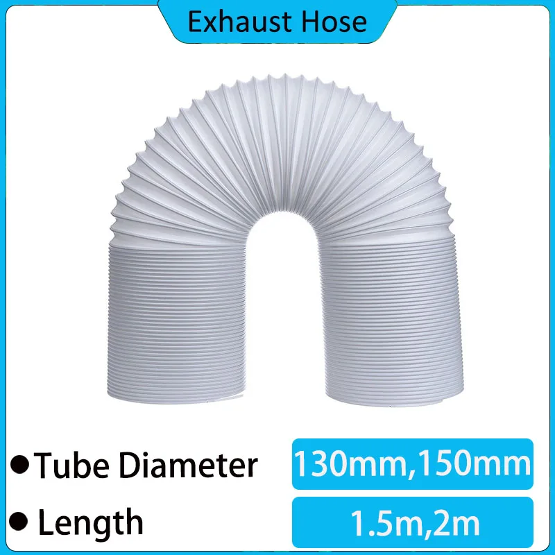130/150mm Air Vent Ducting Flexible Ventilation Ducting Exhaust Outlet ...