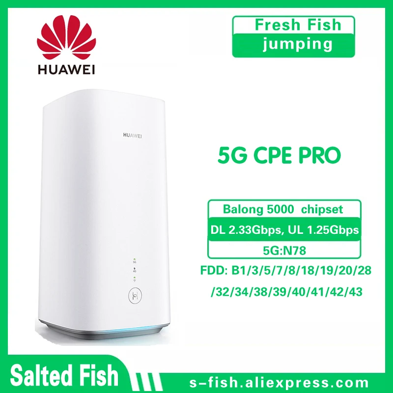 Unlocked HUAWEI 5G CPE Pro International H112-370 with Sim Card WIFI6