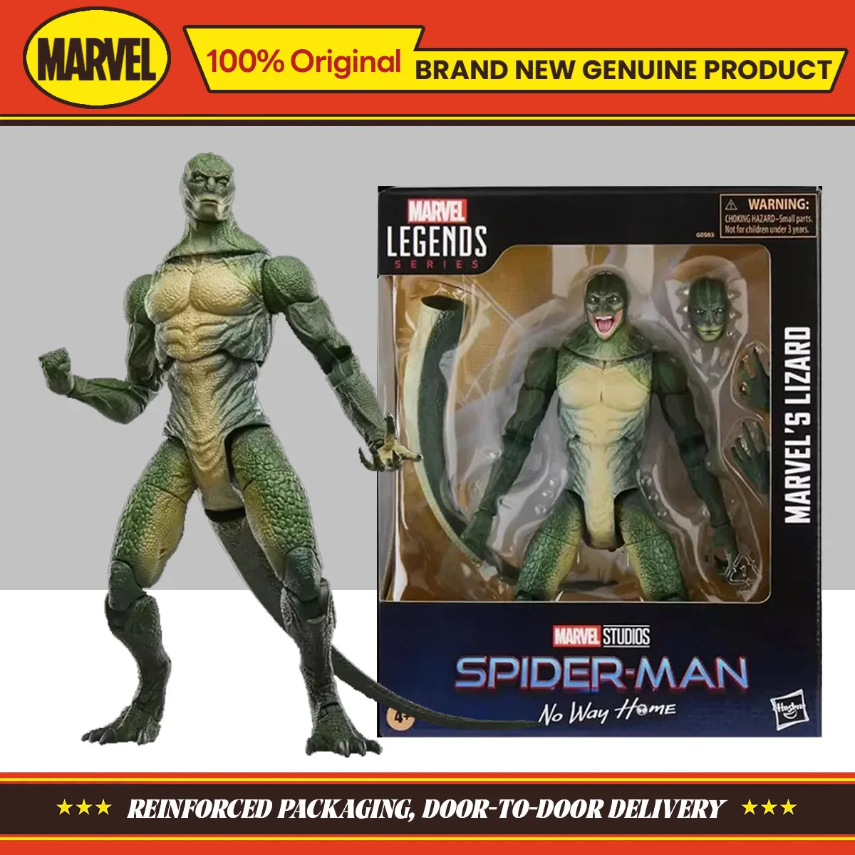 In Stock Hasbro Marvel Legends Series Spider-Man No Way Home Lizard ...