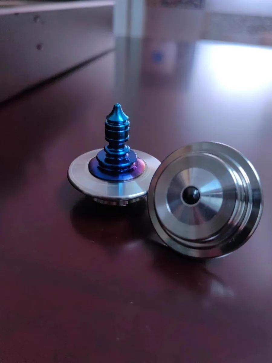 Titanium-Stainless-Steel-Spinning-Top-Finger-Spinner-Ceramic-Bead ...