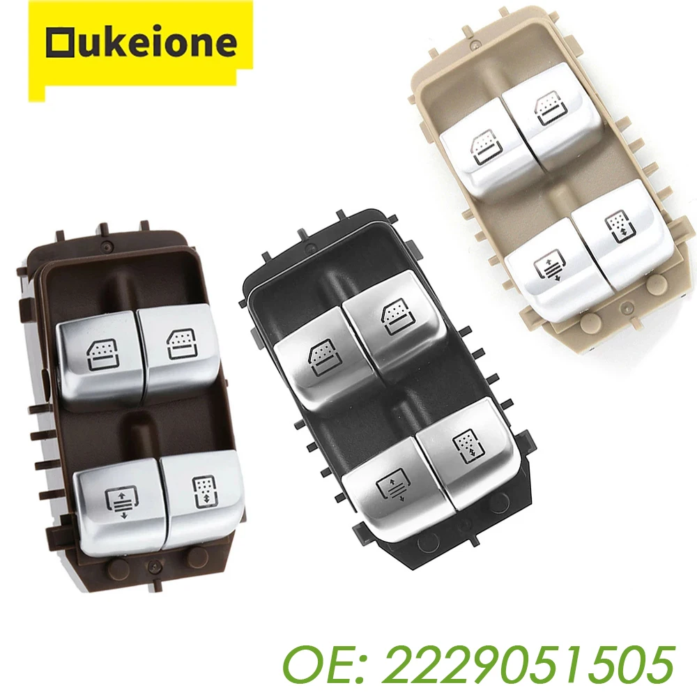 2229051505 Window Switch Lifter Regulator Control Button For Mercedes ...