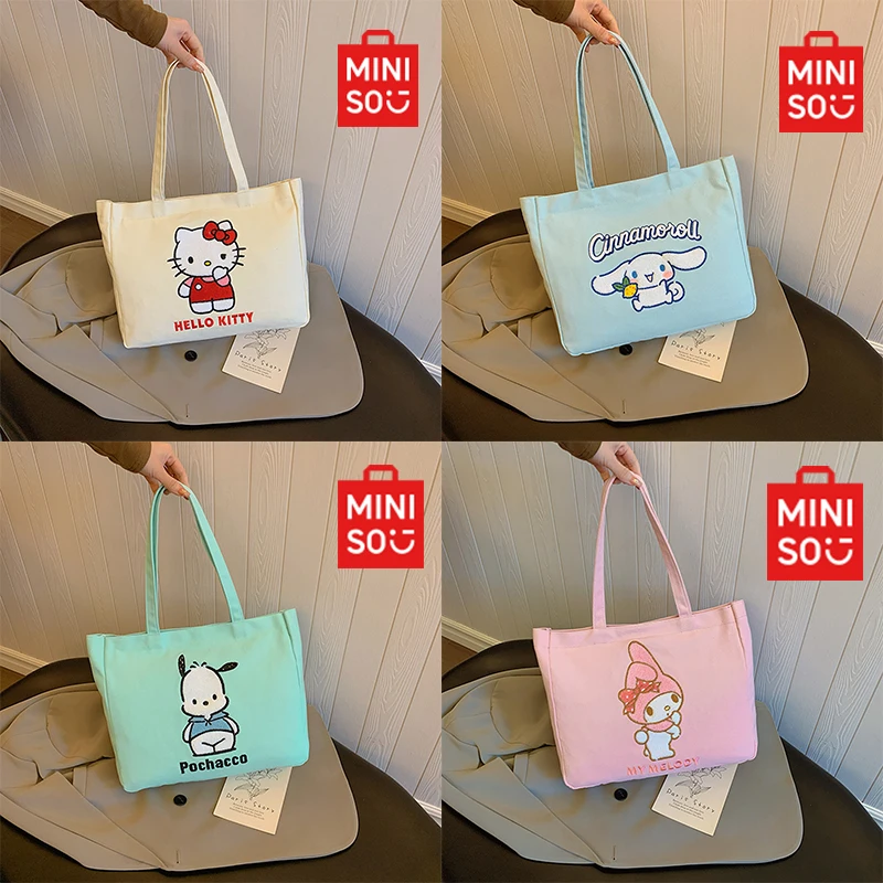 Kawaii-Anime-Miniso-Sanrio-Hellokitty-Pochacco-Kuromi-Handbag-Anime ...