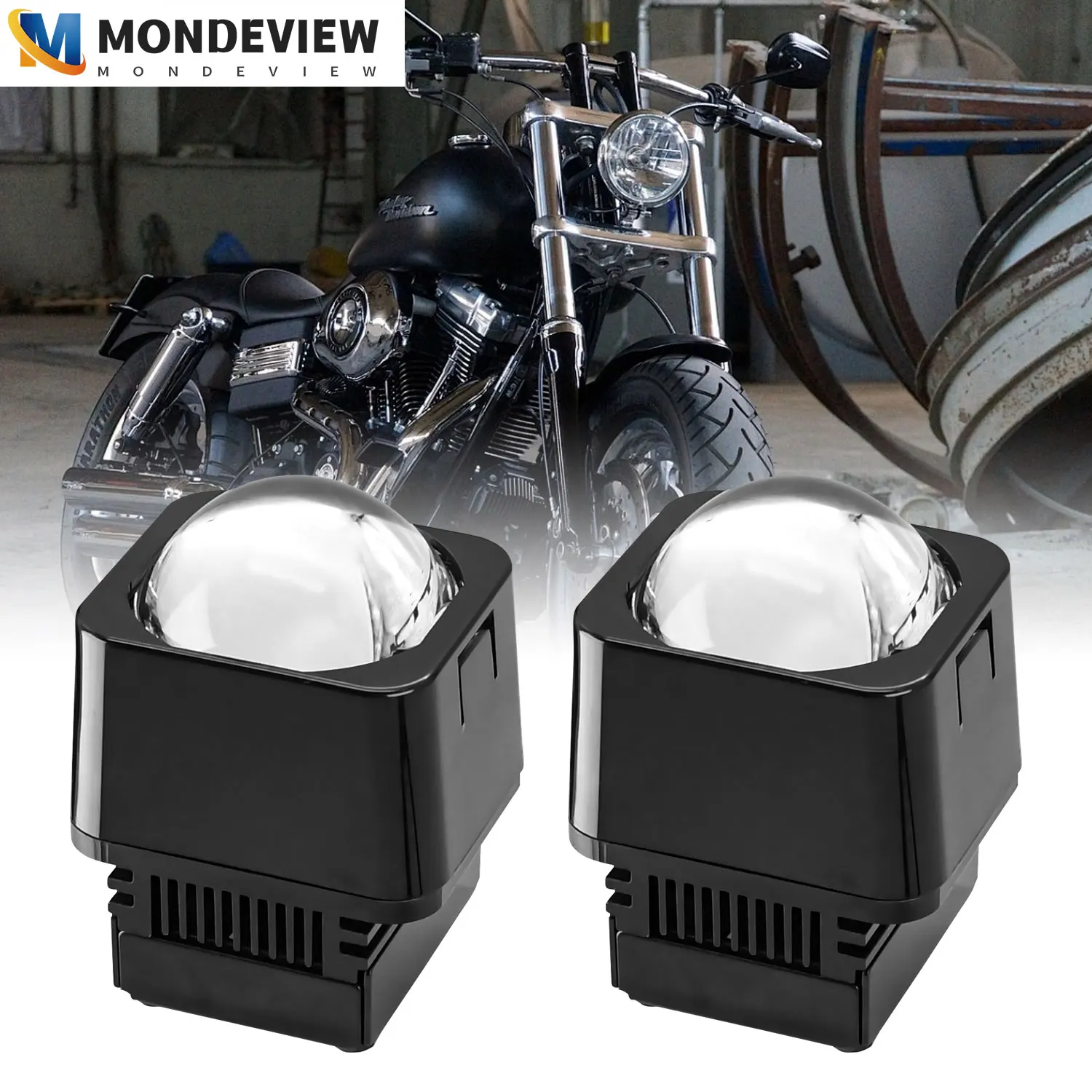MONDEVIEW-1-5inch-Matrix-Dual-LED-Lens-High-and-Low-Beam-Projection ...