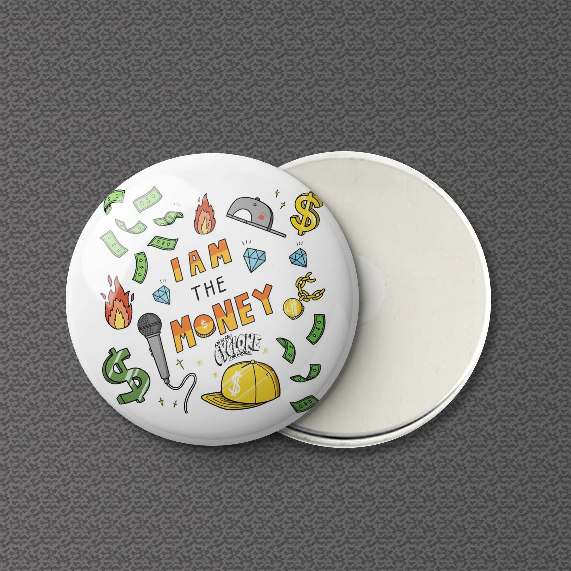 Ride The Cyclone Prize Refrigerator Magnet Lover Decor Fridge Jewelry ...