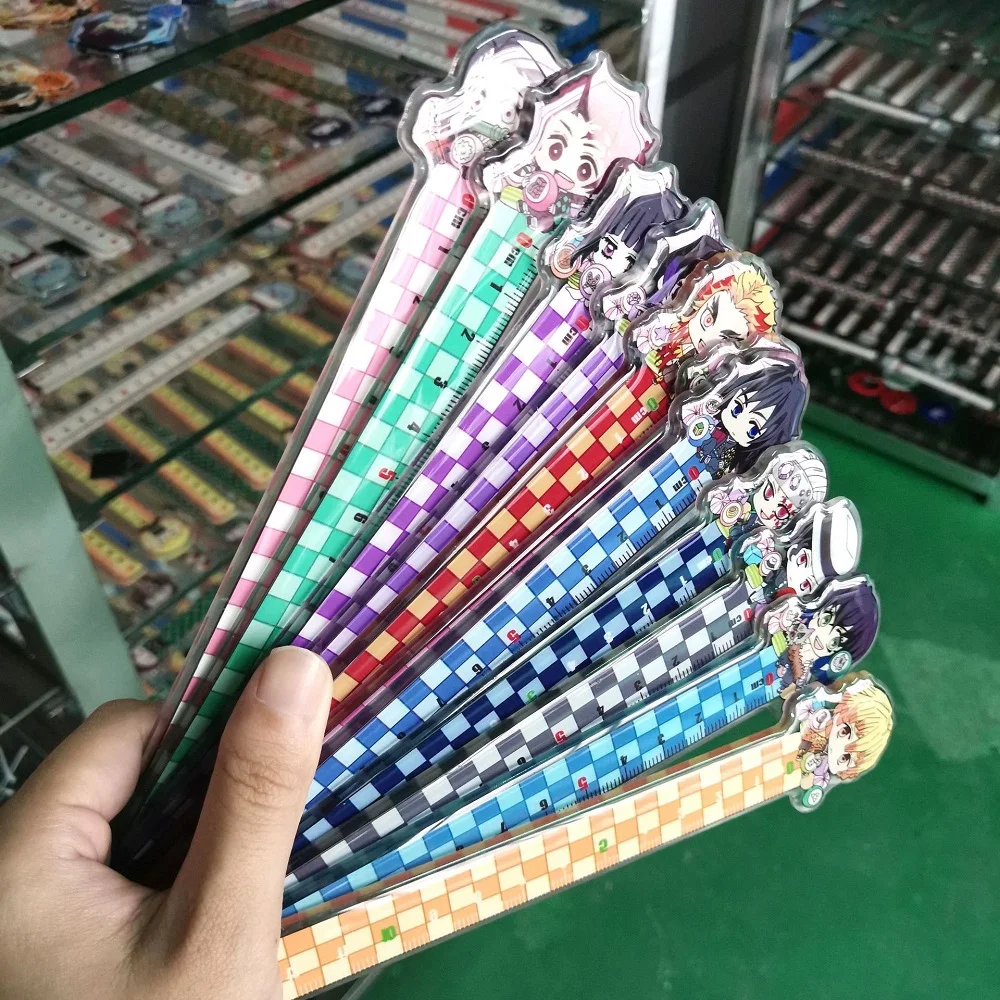 Anime Demon Slayer: Kimetsu No Yaiba Kamado Tanjirou Cosplay Ruler ...