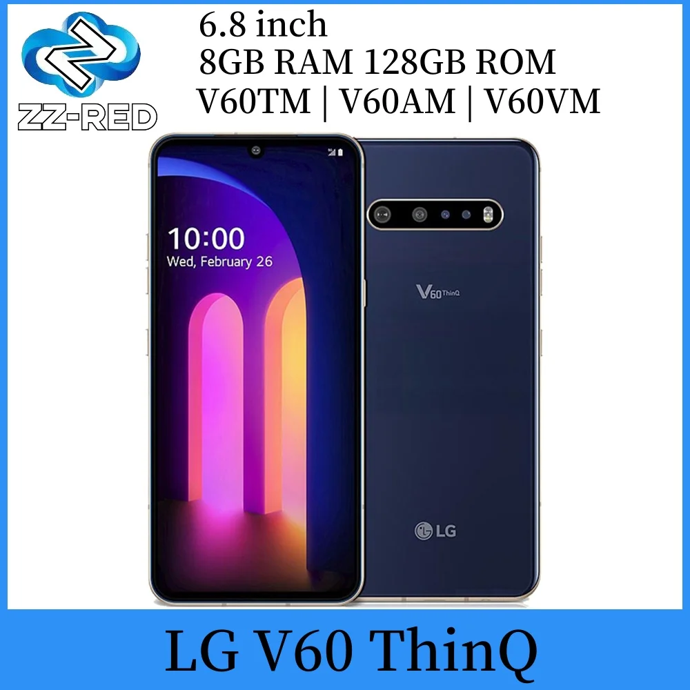 Original-LG-V60-ThinQ-5G-6-8-Unlocked-Mobile-8G-128GB-V600TM-V600VM ...