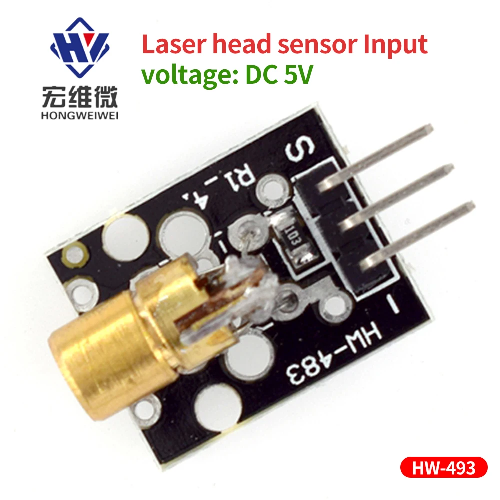 KY-008-3pin-650nm-Red-Laser-Transmitter-Dot-Diode-Copper-Head-Sensor ...