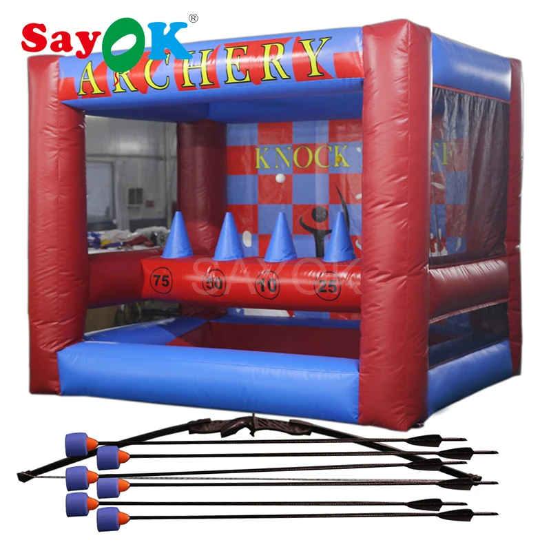 Inflatable-Interactive-Archery-Range-Game-With-Longbow-And-Arrows ...