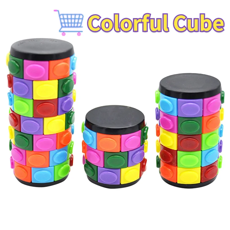 Creative-3D-Rotate-Slide-Cylinder-Magic-Cube-Colorful-Tower-Stress ...