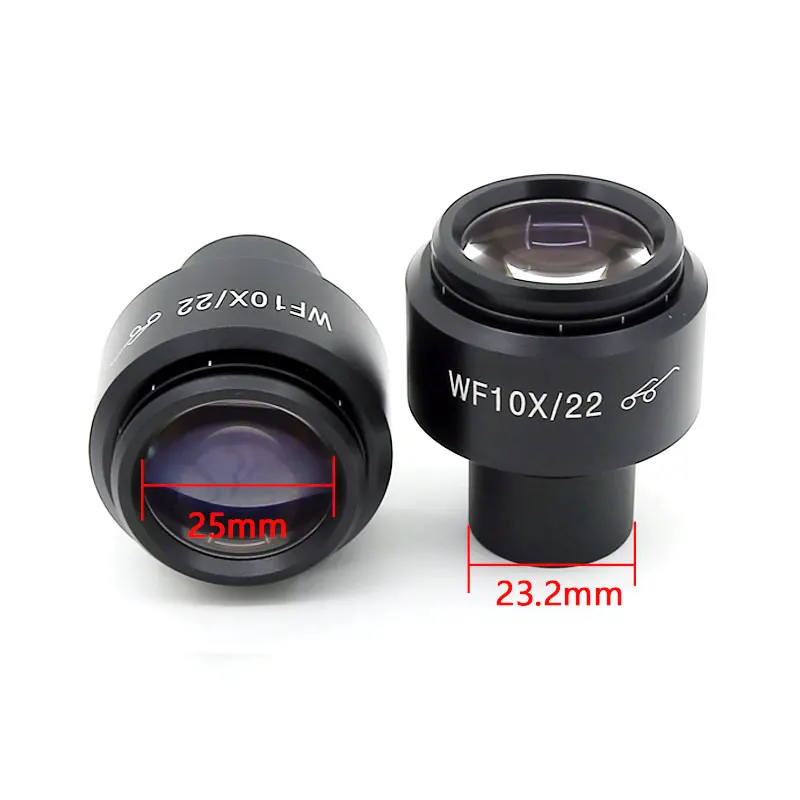 1 Pc W10x 22mm Adjustable Biological Microscope Eyepiece Wide Angle ...