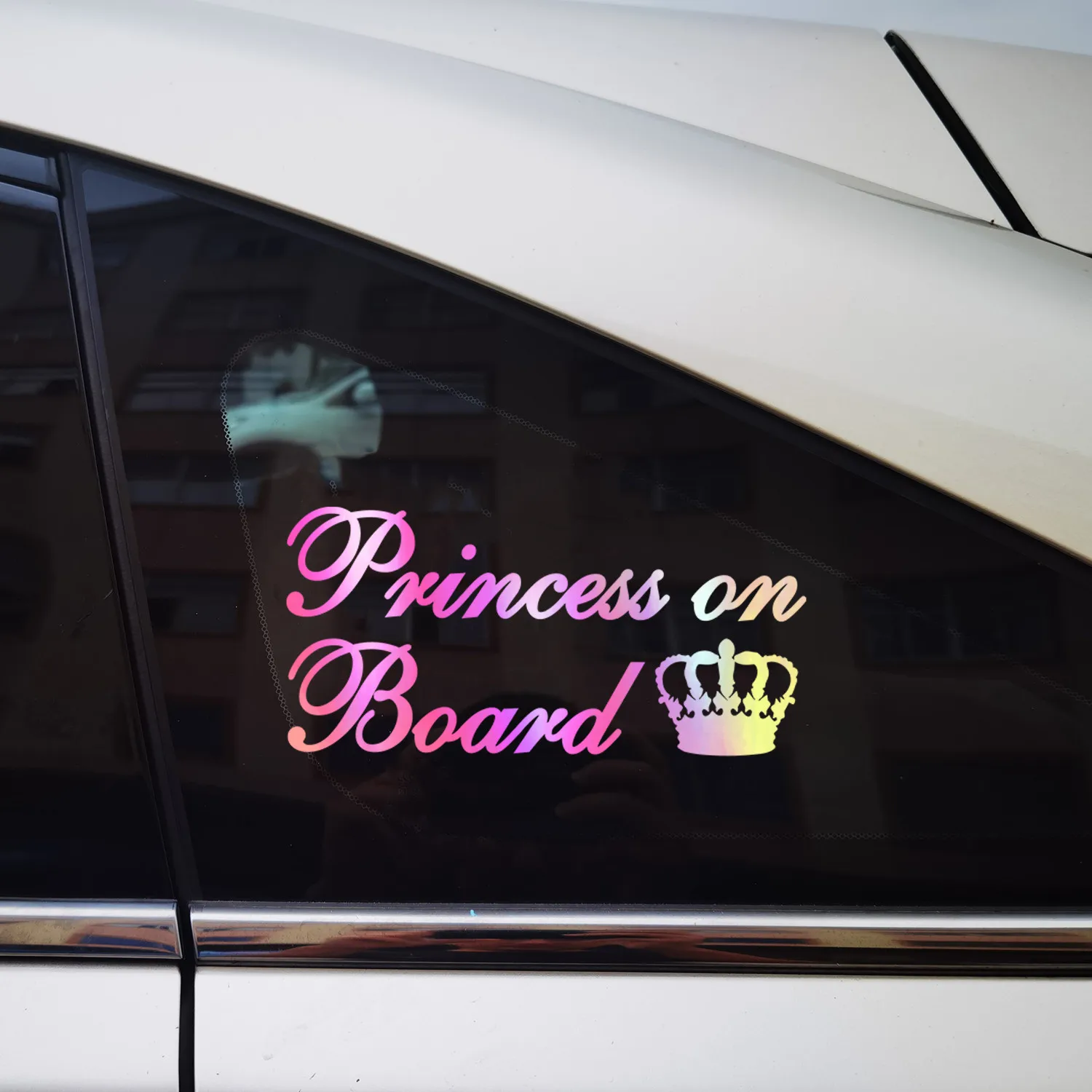 18-8-5cm-Crown-Princess-On-Board-Car-Sticker-Vinyl-Cartoon-Girl-Gift ...