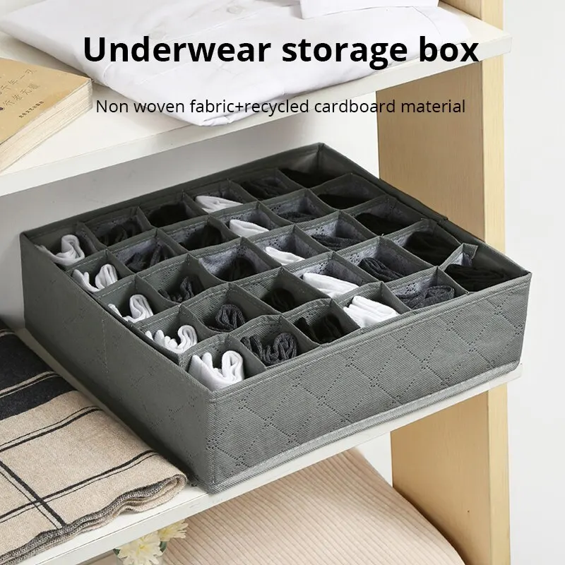 1pc-Black-30-Grids-Underwear-Organizer-Foldable-Cabinets-Drawer ...