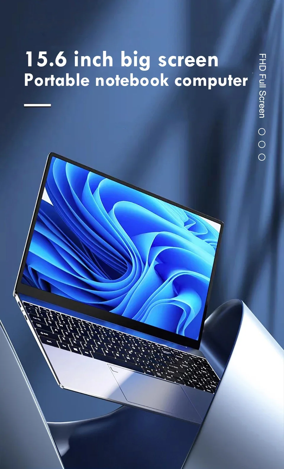 Gaming Laptop Computer Windows 11 Intel Celeron N5095 15.6 Inch 16GB 1TB SSD Office Computer PC ...