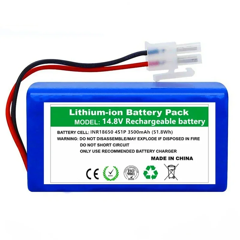 1-3PCS-Original-14-8V-3500mAh-li-ion-Rechargeable-Battery-For-ILIFE-A4 ...