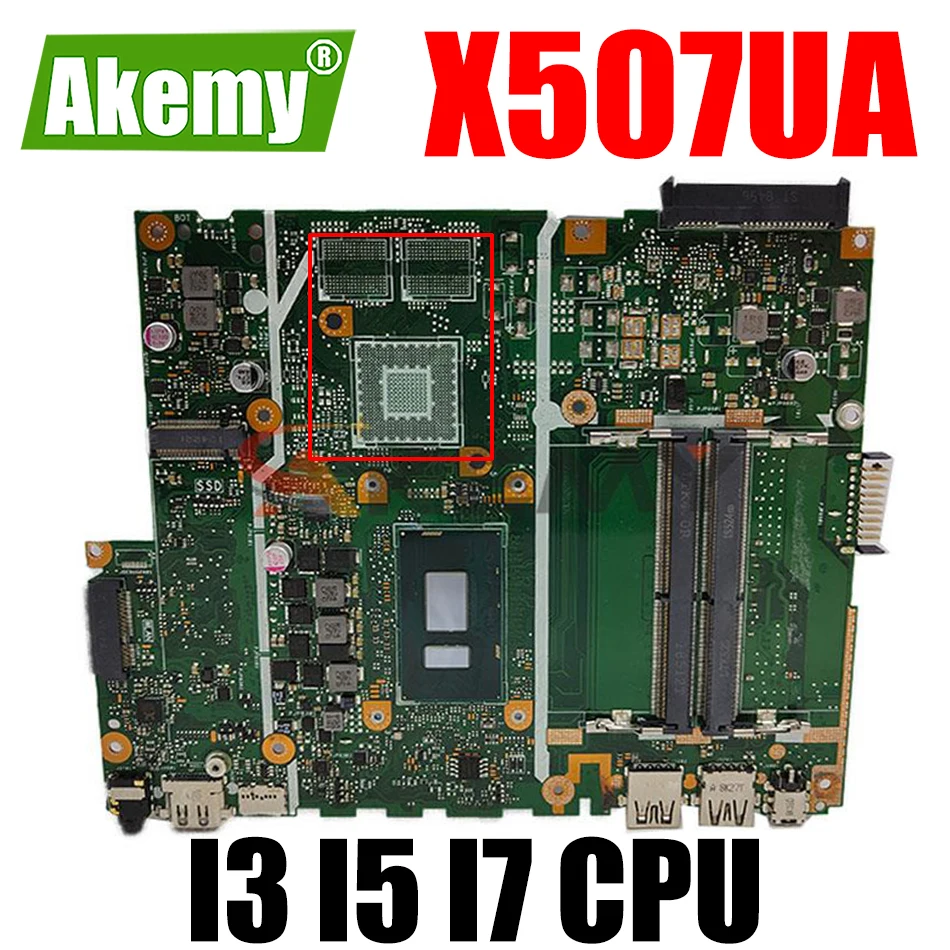Placa base para ordenador portátil ASUS X507UB/X507UA, I3, I5, I7 ...