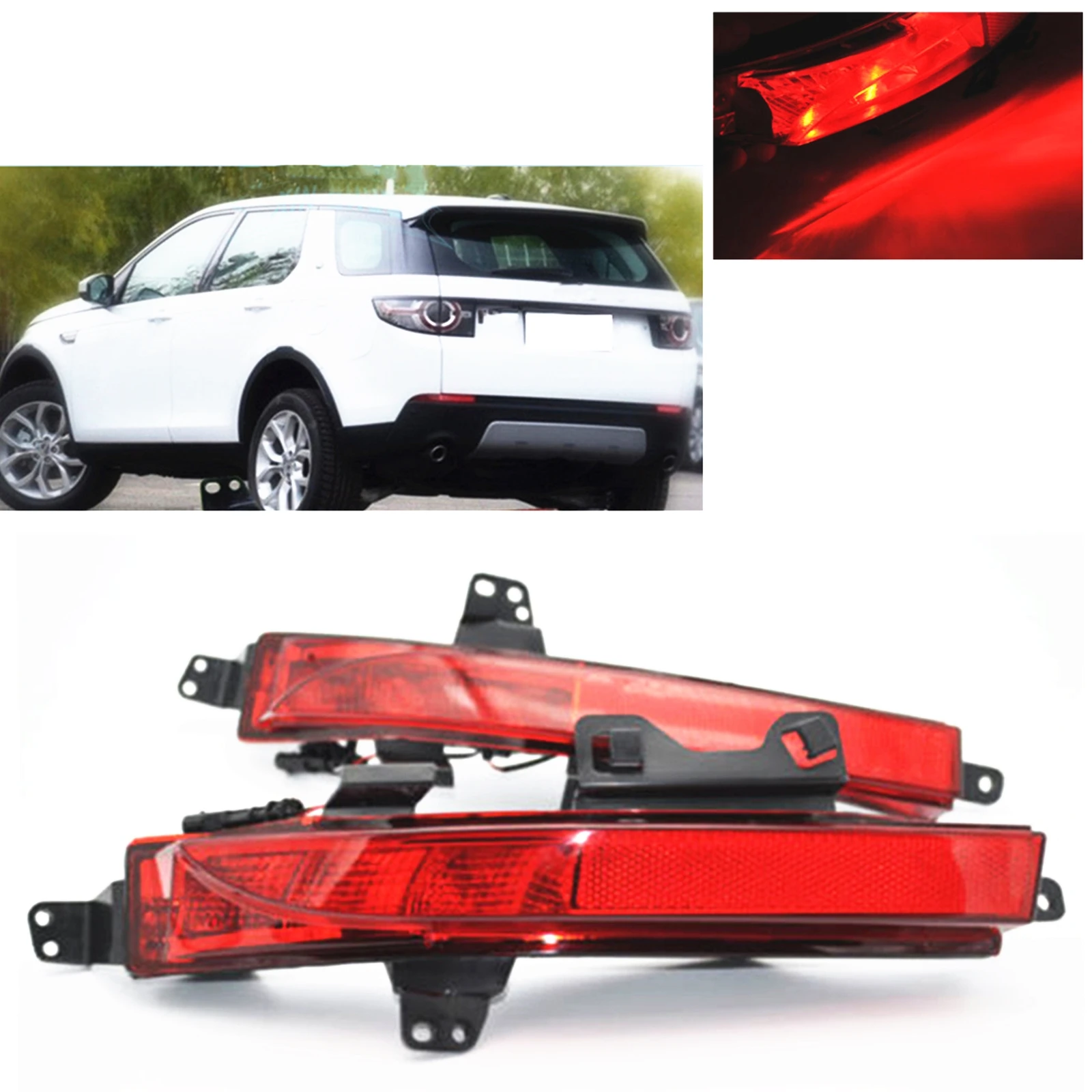 Rear Bumper Fog Reflector Light For Land Rover Discovery Sport L550 ...