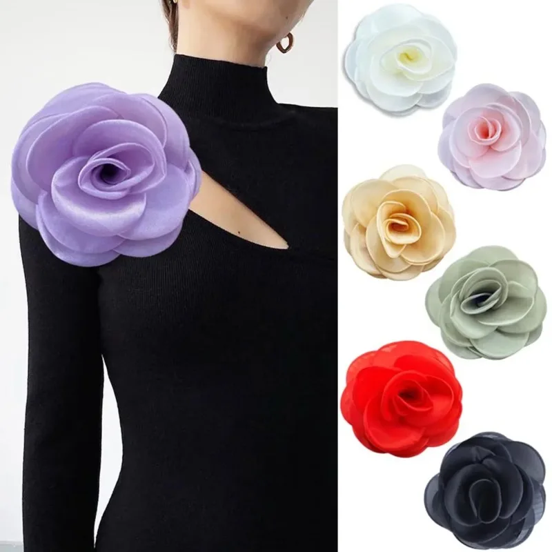 12CM-New-Fashion-Fabric-Large-Flower-Brooches-Pins-for-Women-Ladies ...
