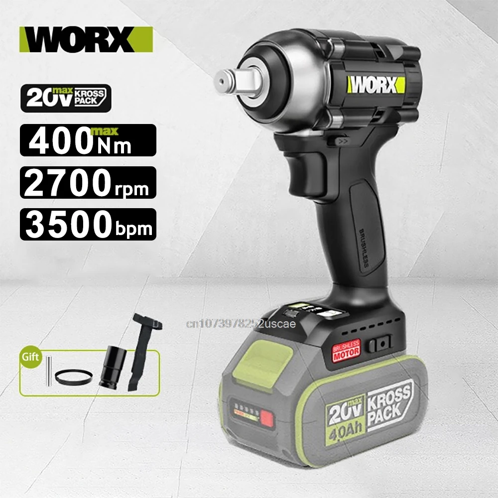 WORX-WE272-Carbon-Free-Impact-Driver-20V-400Nm-3500rpm-3500bpm-Electric-Driver-Share-green ...