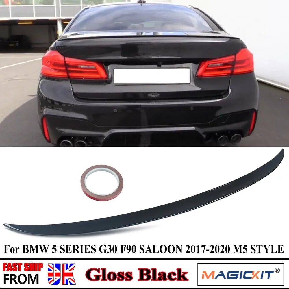 M5 Style Rear Tail Spoiler For BMW 5 SERIES G30 G31 F90 520d 530d 2017 ...
