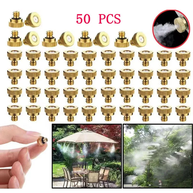 Brass-Thread-Mist-Nozzle-Low-Pressure-Misting-Sprayer-Water-Nozzle ...