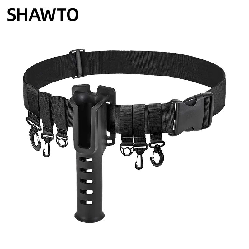 Shawto Multi-function Nylon Belt Rod Holder Portable Pole Inserter ...