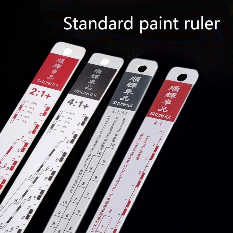 Mixing Tool Standard Car Paint Ruler Suitable for Cars Paint Ruler ...