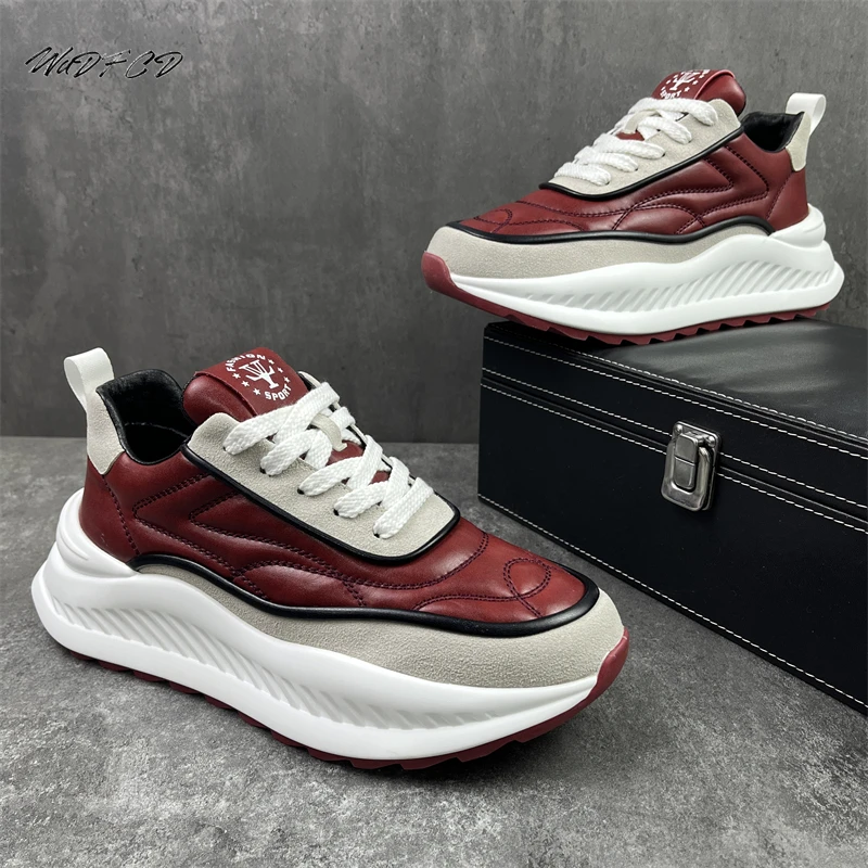 Chunky-Sneakers-Mens-Designer-Running-Shoes-Fashion-Casual-Microfiber ...