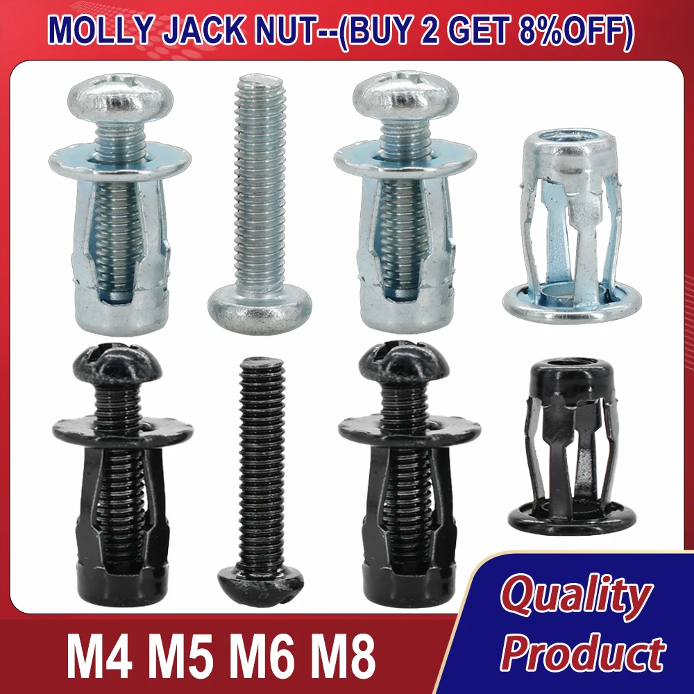 M4-M5-M6-M8-Molly-Jack-Nuts-Petal-Shape-Metal-Nut-Expansion-Screw ...