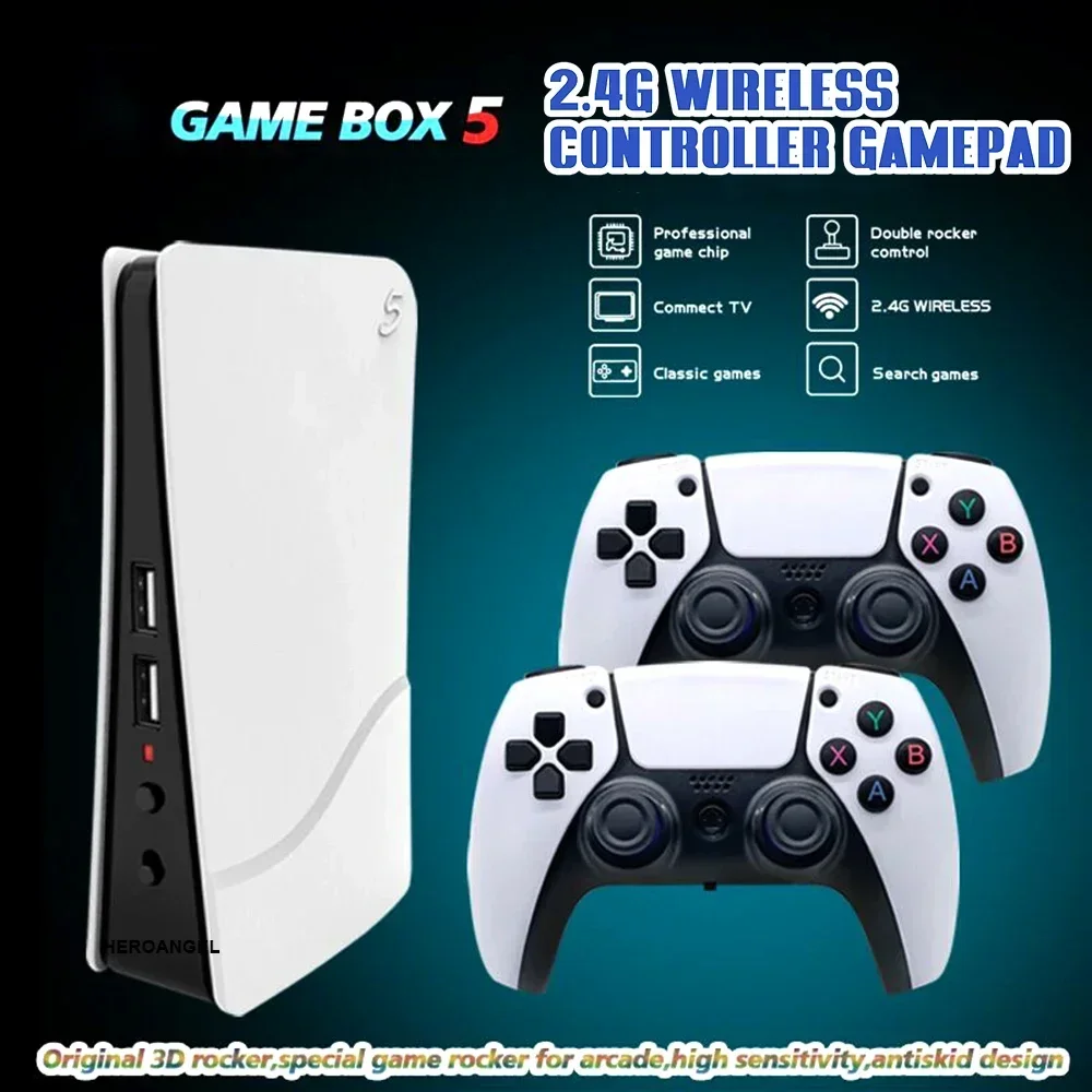 NEW GB5 Video Game Console 64GB/128GB 40000 Free Games HD TV Game Box ...