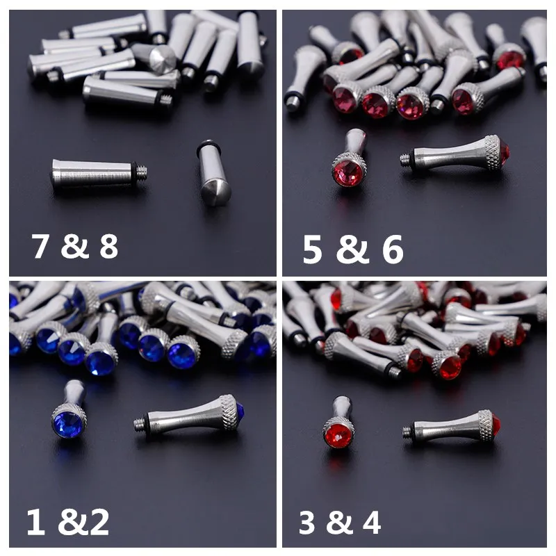 10pcs/80pcs Gemstone Scissor Handle Finger tail 2.5/3.0mm 2 sizes ...