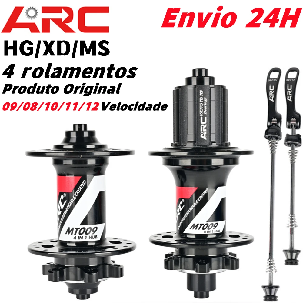 Cubo K7 De Bicicleta Mtb Mt009 Cubo 32 Furos Hg/xd/ms 6 Lingueta Nbk 4 Cubos De Freio A Disco ...