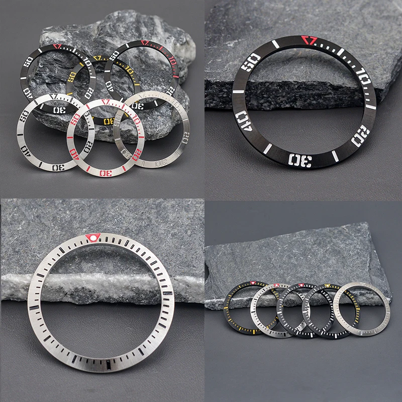 41-32mm-Watch-Case-Bezel-Insert-Fit-Samurai-Black-Series-PROSPEX ...