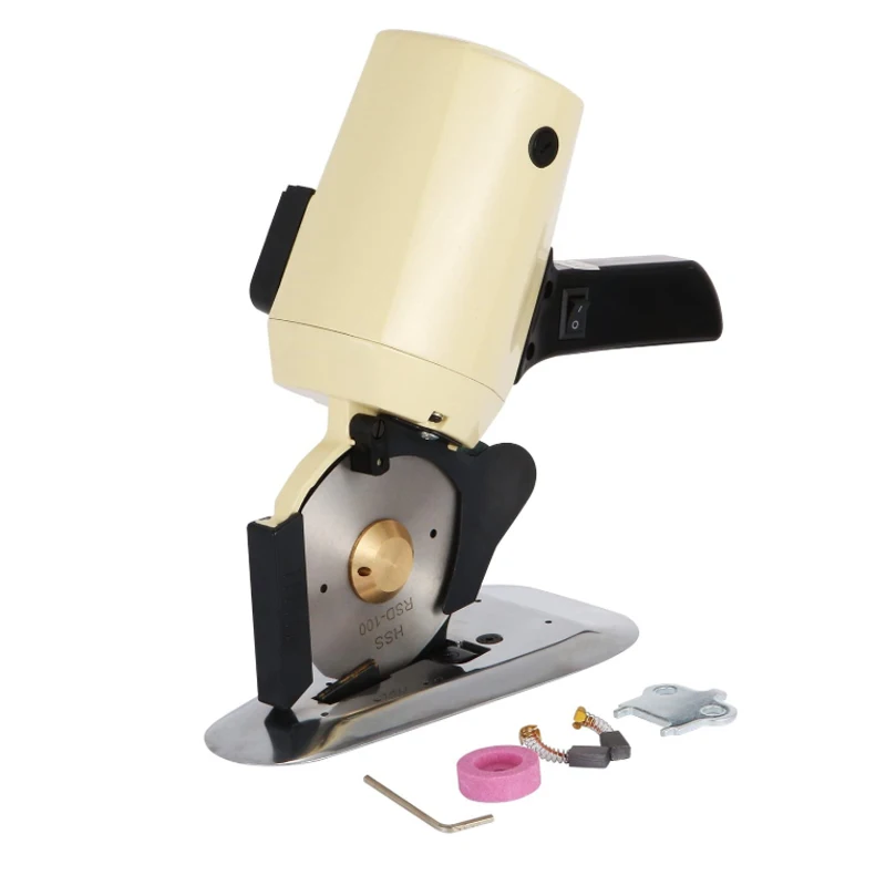 Electric-Cloth-Cutter-250W-4-Inch-Blade-Fabric-Leather-Electric ...