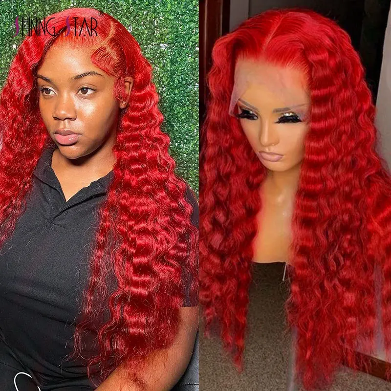 34-Inch-13X6-Hd-Lace-Frontal-Wigs-For-Women-Red-Color-Deep-Wave-Frontal ...