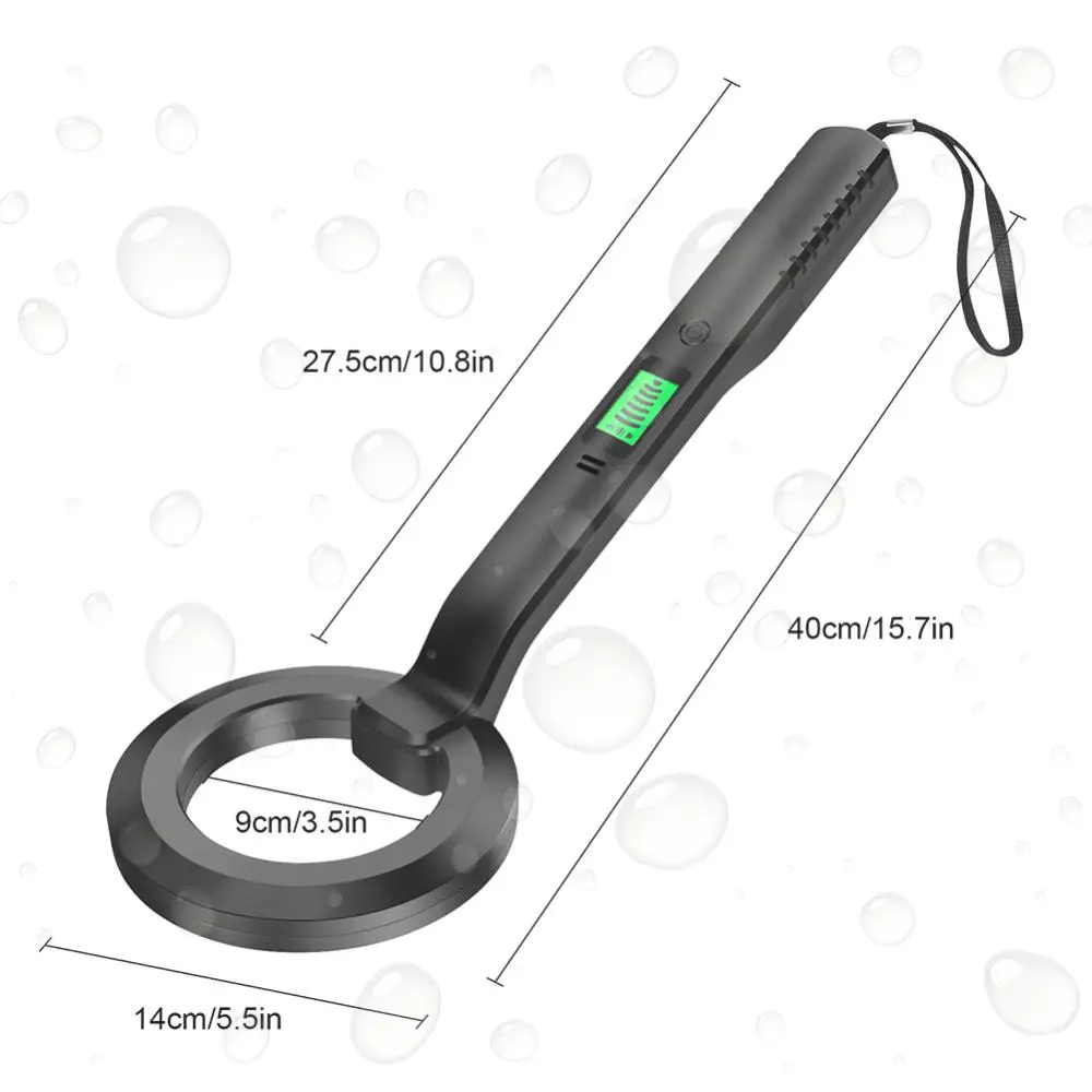 Metal Detector High Sensitivity Pinpointer Search 360°Scanning Coil ...