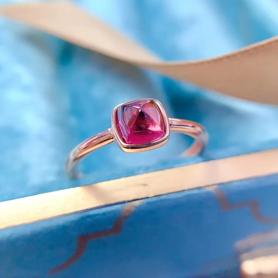 Fashion Sugar Loaf Gemstone Ring for Daily Wear 5mm 0.5ct Natural ...
