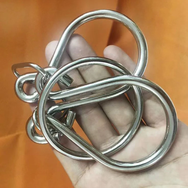 Classic-IQ-Metal-Brain-Teaser-Magic-Baffling-Solution-Unlock-Puzzle-Big ...