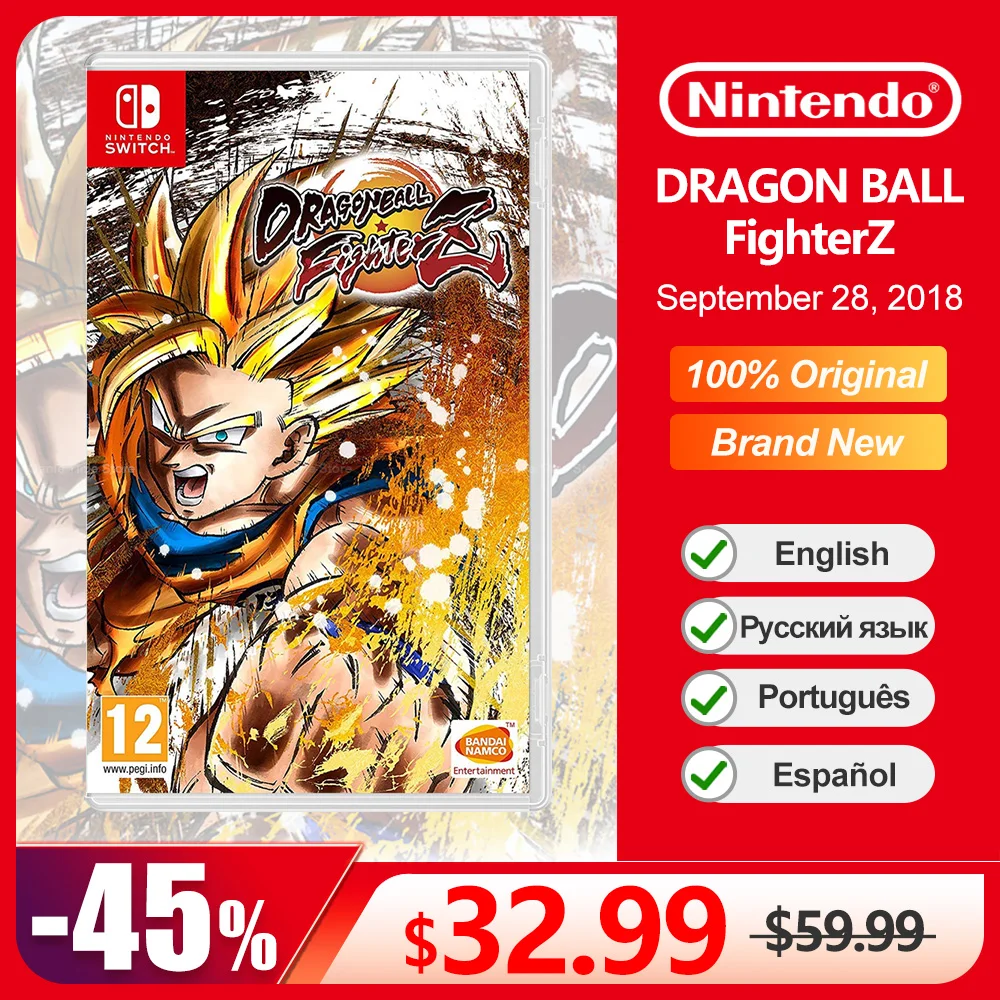 DRAGON-BALL-FighterZ-juegos-nintendo-switch-tarjeta-de-juego-de-DRAGON-BALL-FighterZ-para ...