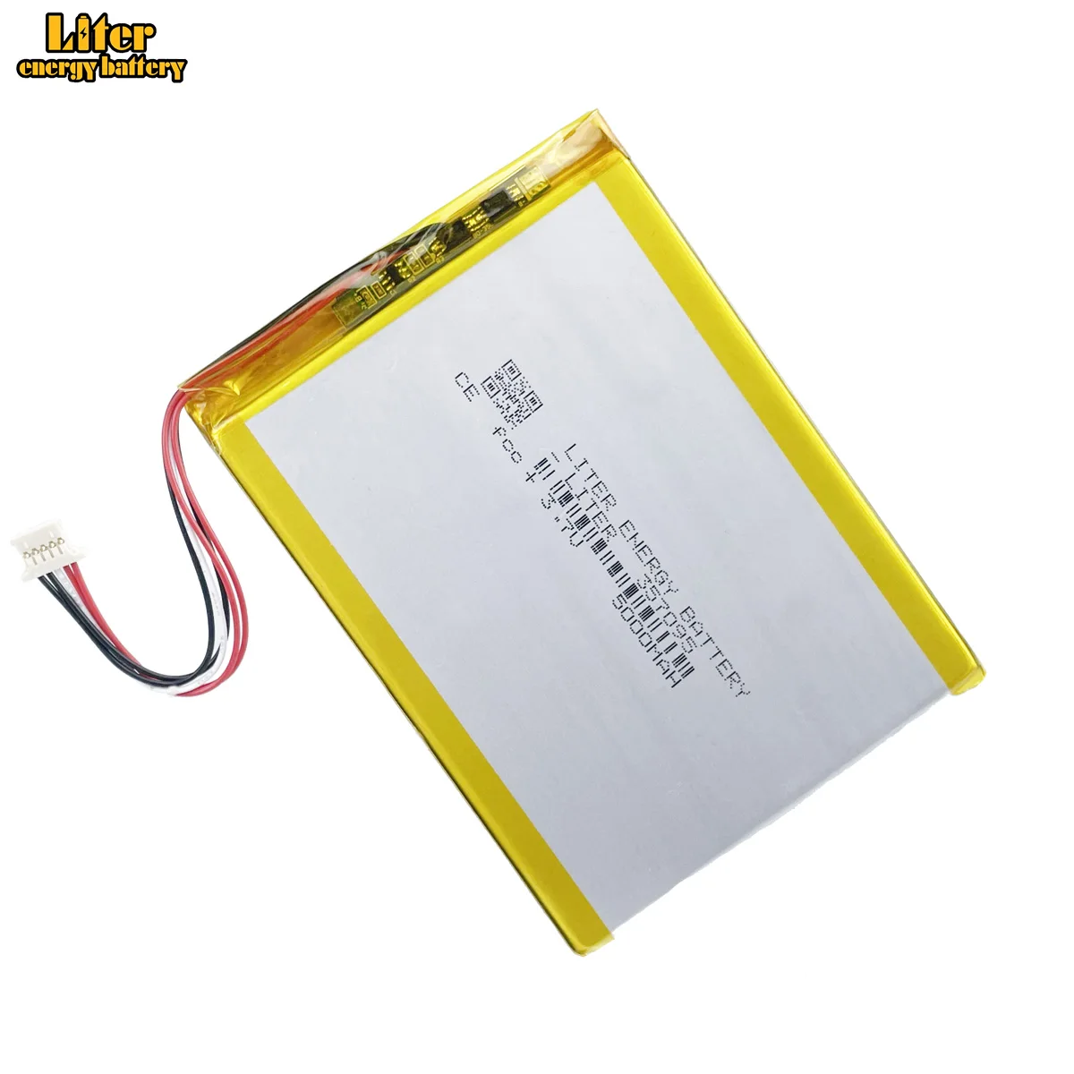 5-wires-connector-357095-3-7V-5000mAh-tablet-battery-For-child-Tablet ...
