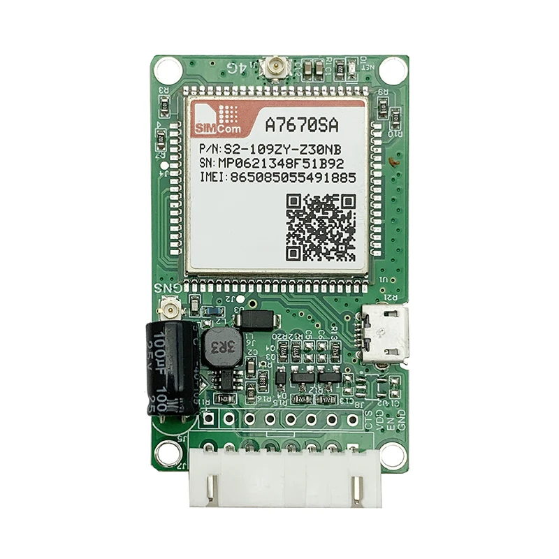 SIMCOM A7670SA LTE Cat1 module core board with SIM card slot TTL UART ...