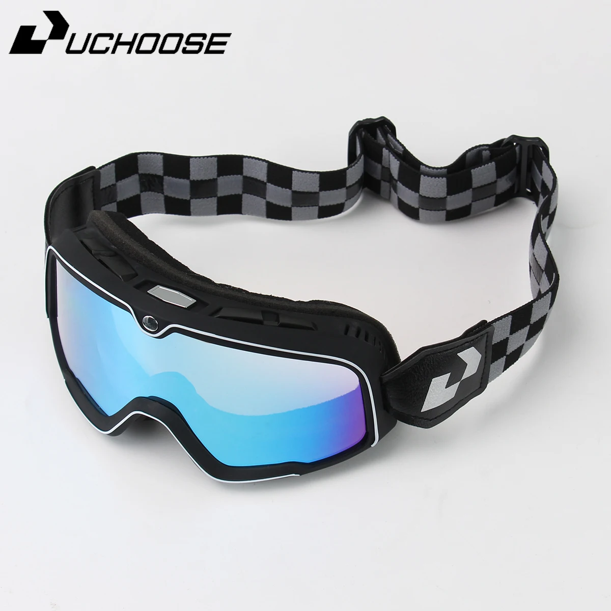 Retro Motorcycle Goggles Ski Glasses Sunglasses ATV Goggles Non-slip ...