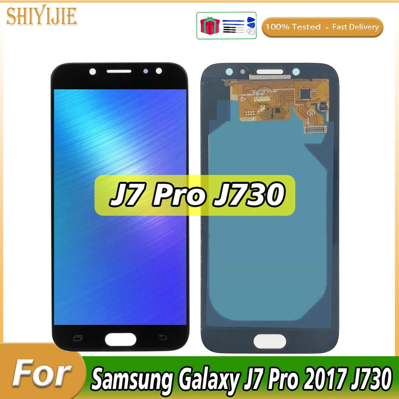 Lcd Super Amoled For Samsung Galaxy J7 Pro 2017 J730 J730f Lcd Display Touch Screen Replacement ...