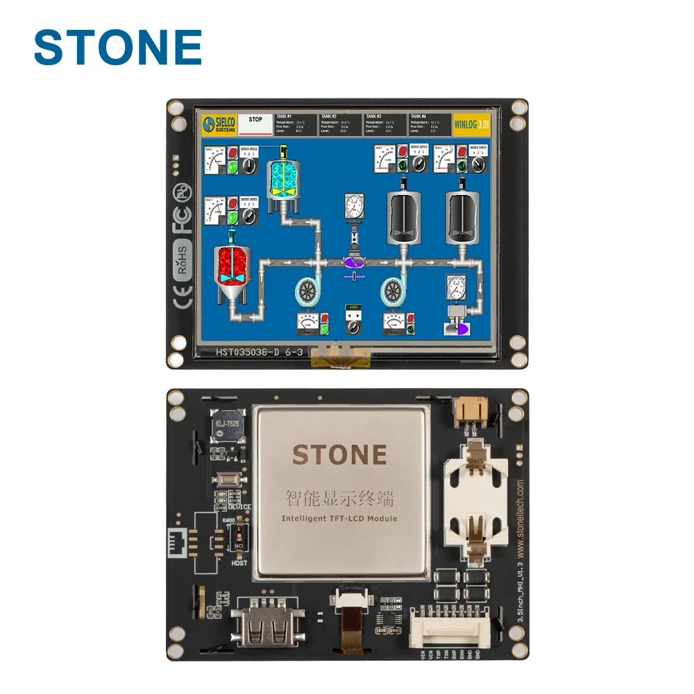LCD Mini tamaño 3,5 pulgadas con módulo USB Kit de pantalla táctil|lcd ...
