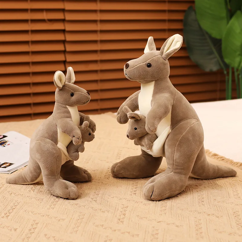 Liifelike-Kangaroo-Plush-Toy-Kids-Toy-Australian-Animal-Kangaroo-with ...