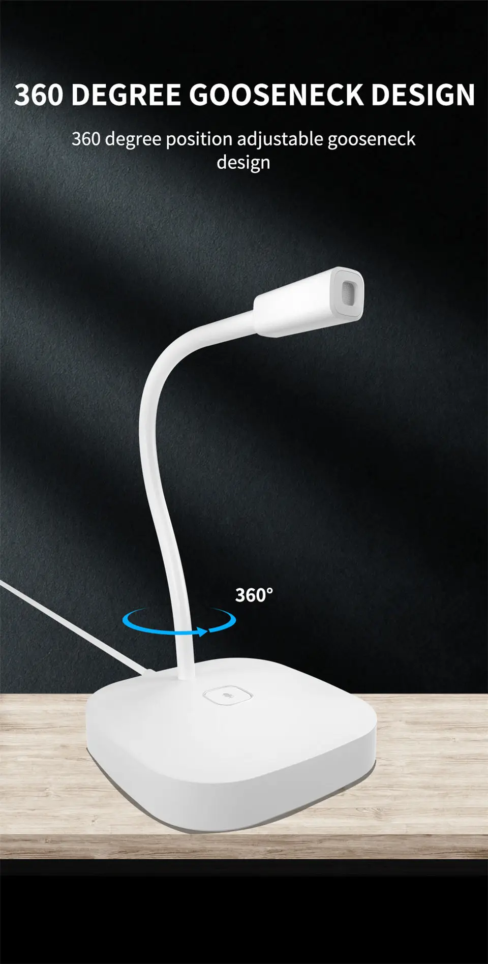 Yanmai G22 Desktop Gooseneck Microphone - OTC.LK