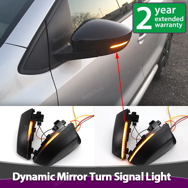 LED Dynamic Side Mirror Turn Signal Light Indicator Blinker Sequential ...